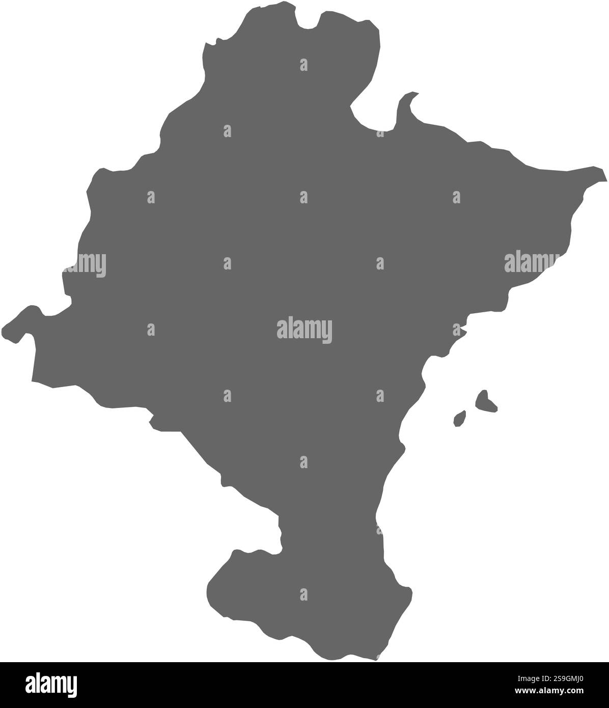 Map of navarre hi-res stock photography and images - Alamy