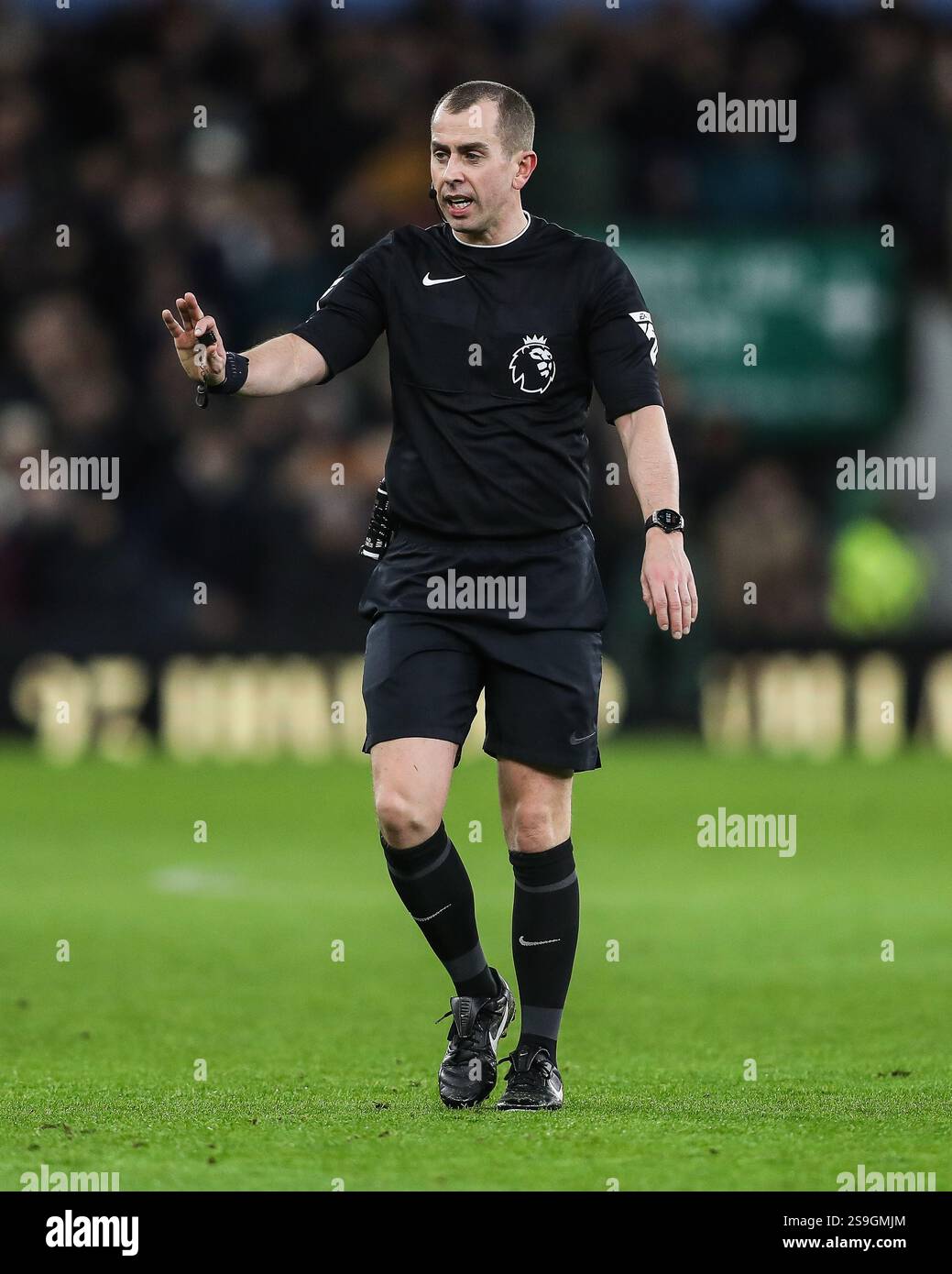 Referee Peter Bankes during the Premier League match Aston Villa vs ...