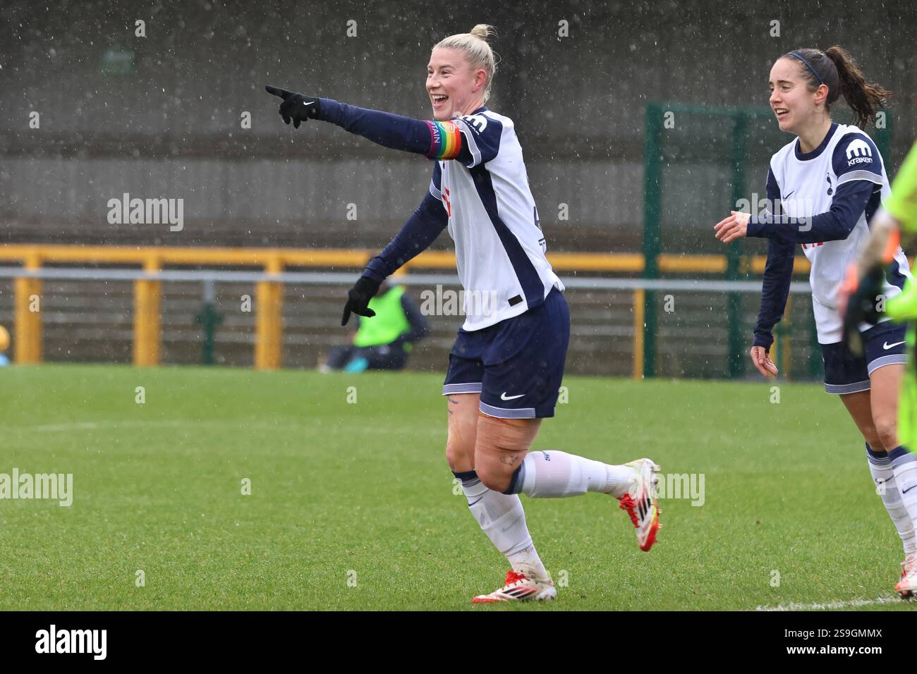 Bethany England (9 Tottenham) celebrating her goal during the WSL game ...