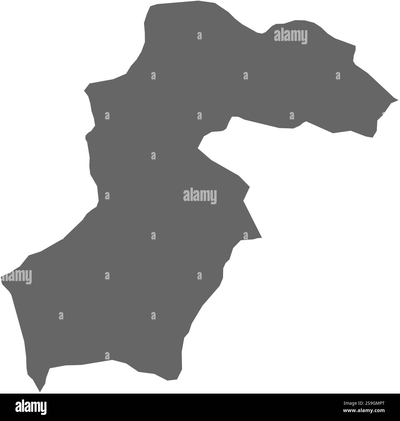 Samegrelo zemo svaneti vector map Cut Out Stock Images & Pictures - Alamy