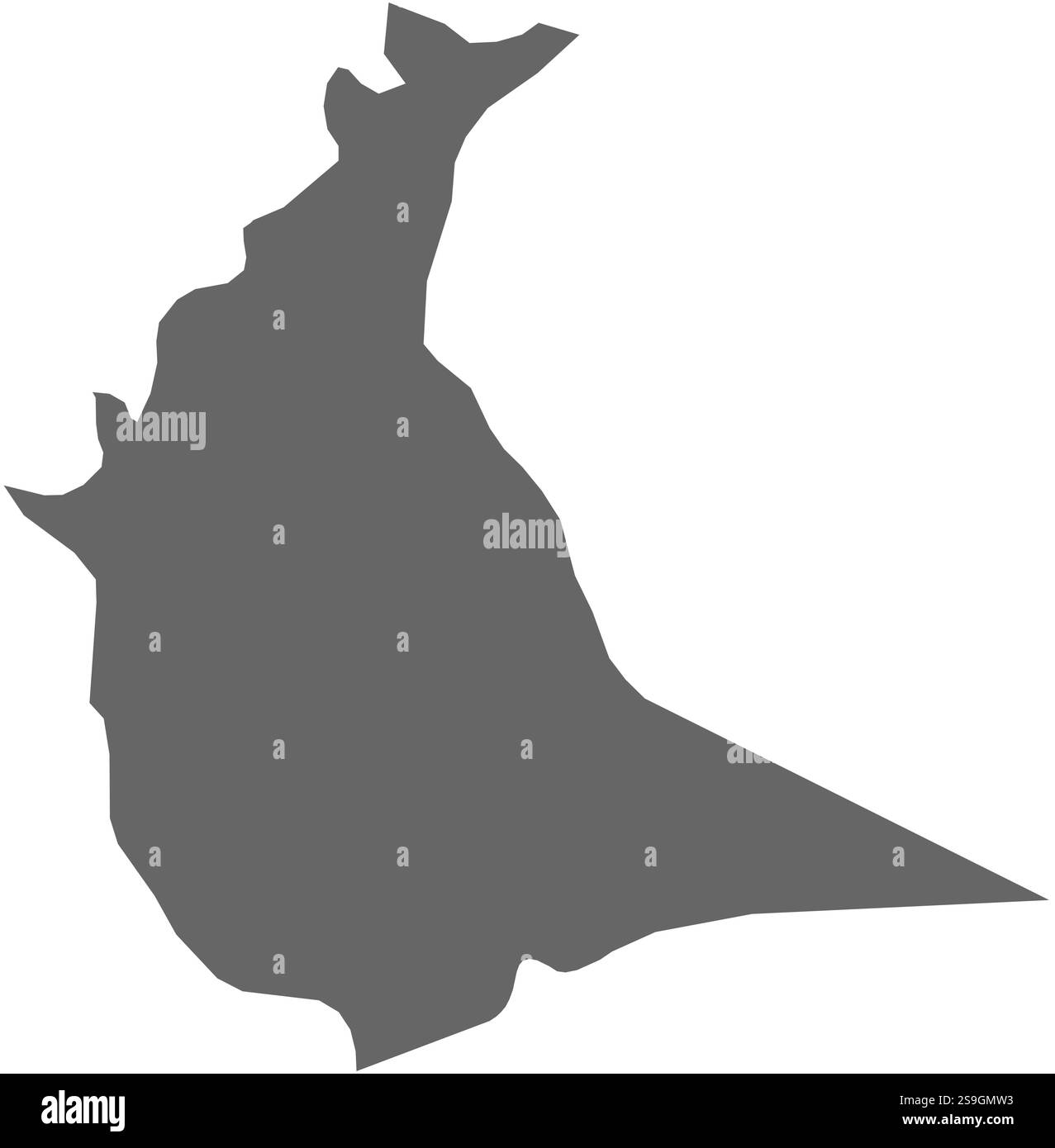 Map of Qalyubia, a province of Egypt Stock Vector Image & Art - Alamy