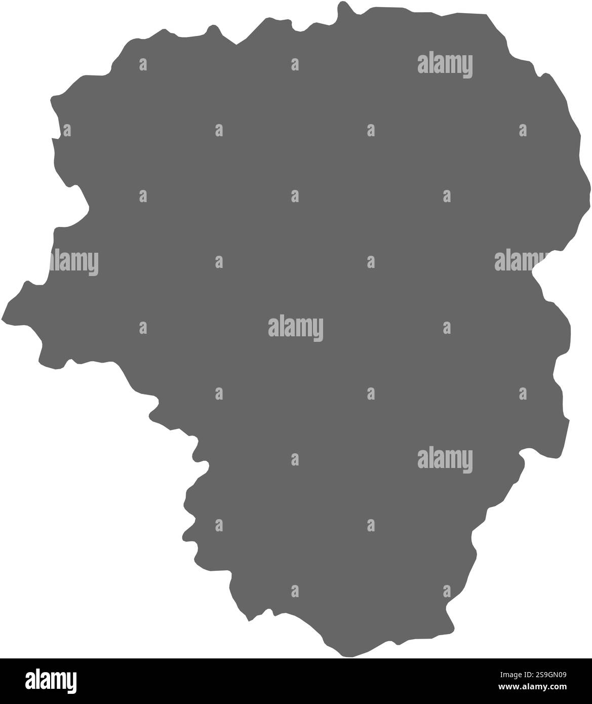 Limousin region map hi-res stock photography and images - Alamy