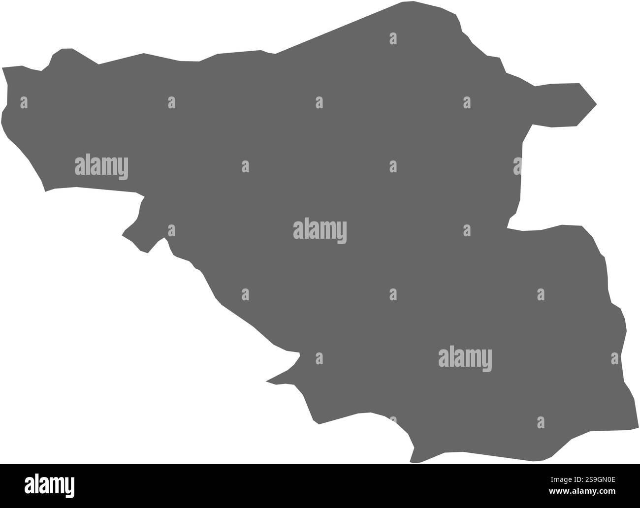 Samtskhe javakheti silhouette map hi-res stock photography and images ...