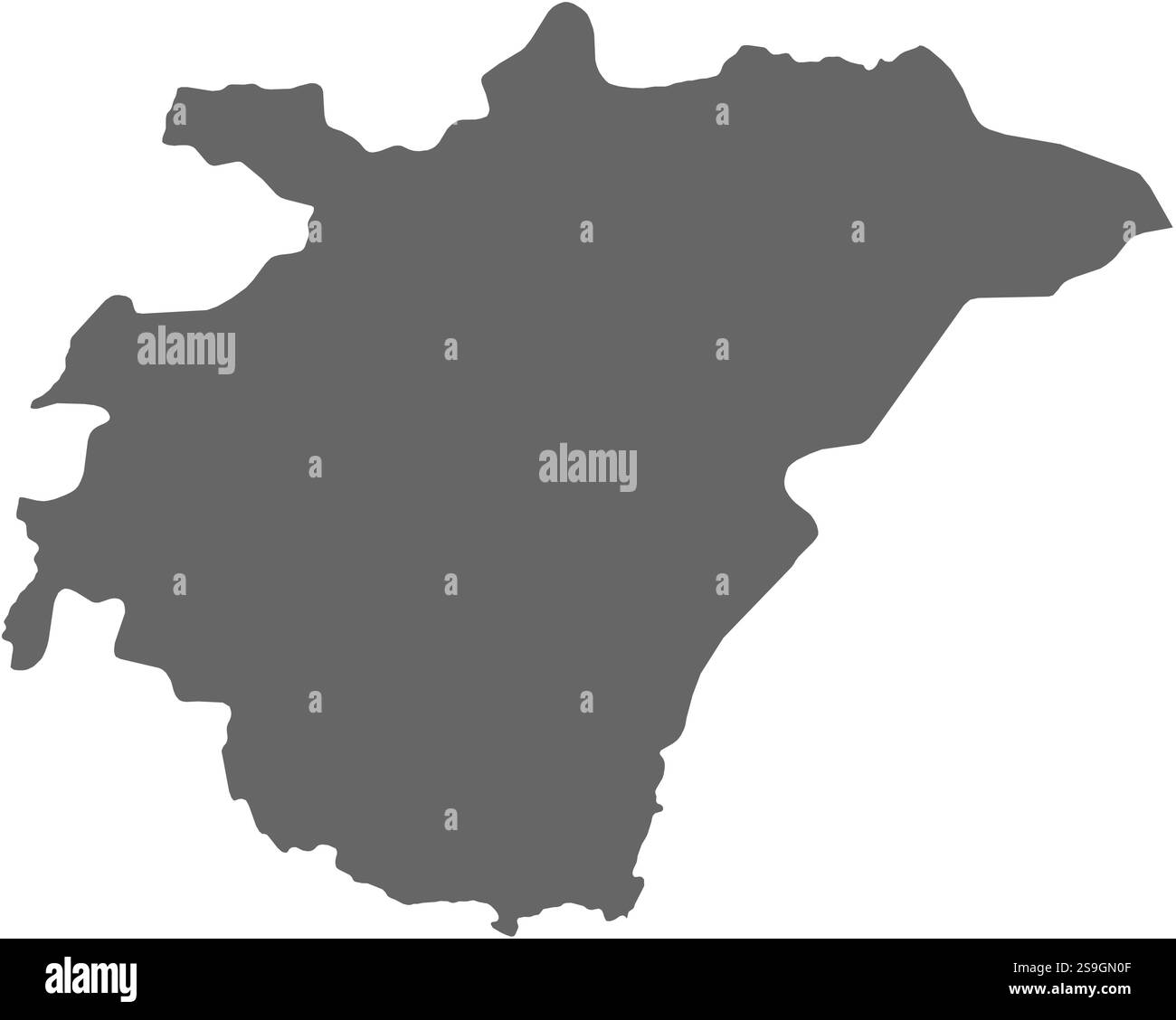 Map of Ashanti, a province of Ghana Stock Vector Image & Art - Alamy