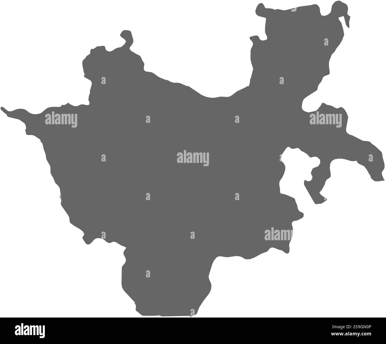 Outline map of southern ethiopia hi-res stock photography and images ...