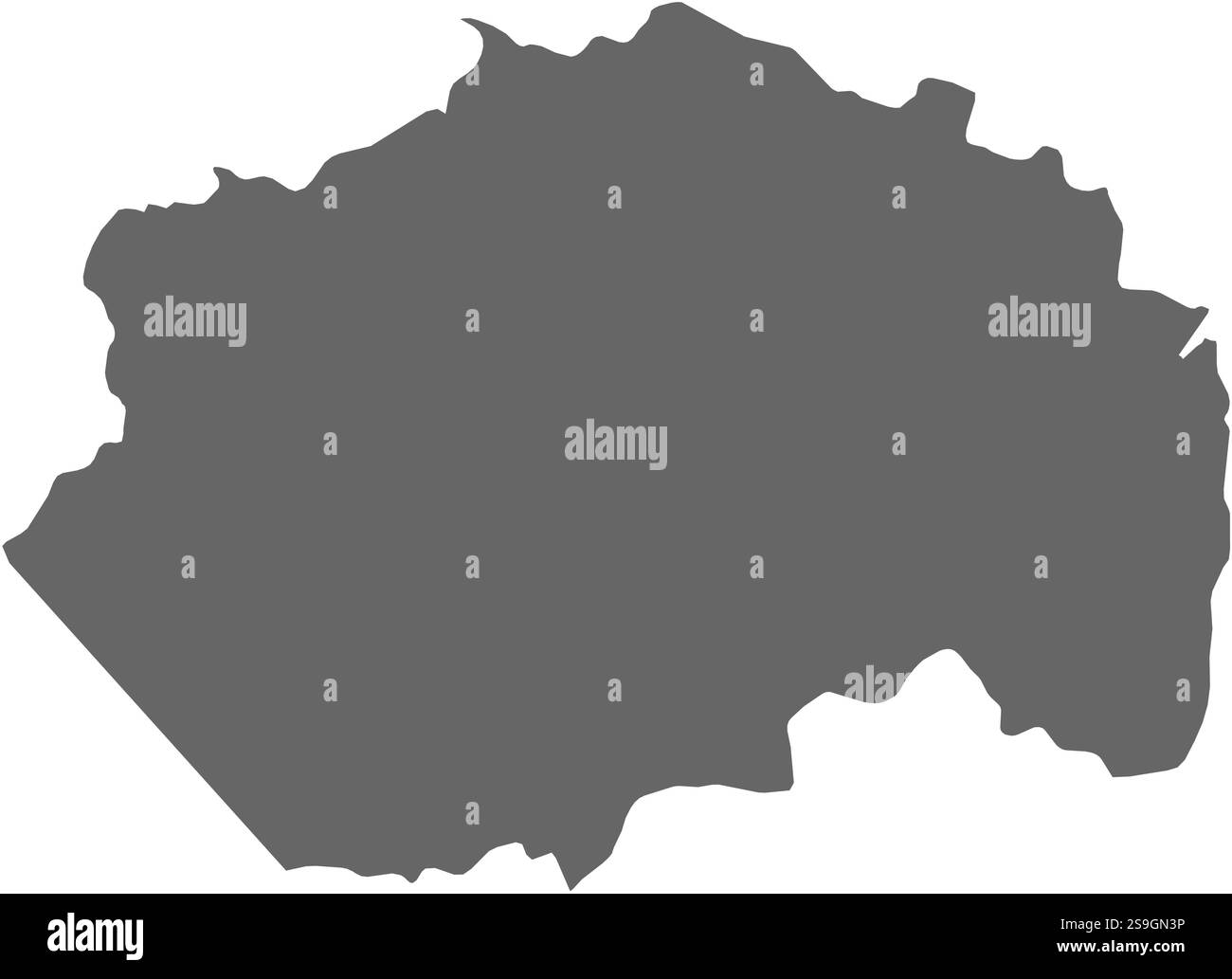 Map of Pomeroon-Supenaam, a province of Guyana Stock Vector Image & Art ...