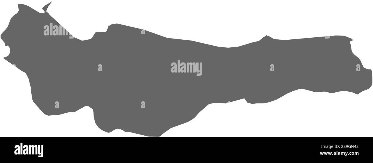 Map of Atlántida, a province of Honduras Stock Vector Image & Art - Alamy