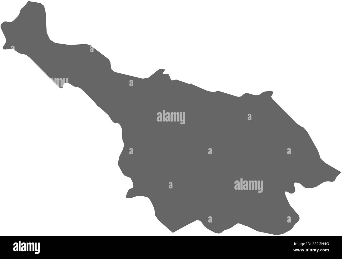 Map of Cavan, a province of Ireland Stock Vector Image & Art - Alamy