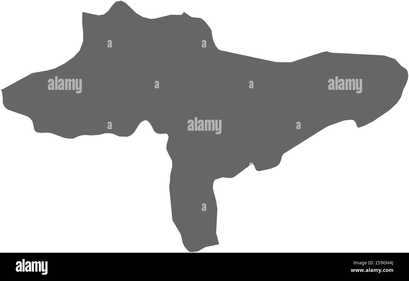 Map of Varazdin, a province of Croatia Stock Vector Image & Art - Alamy