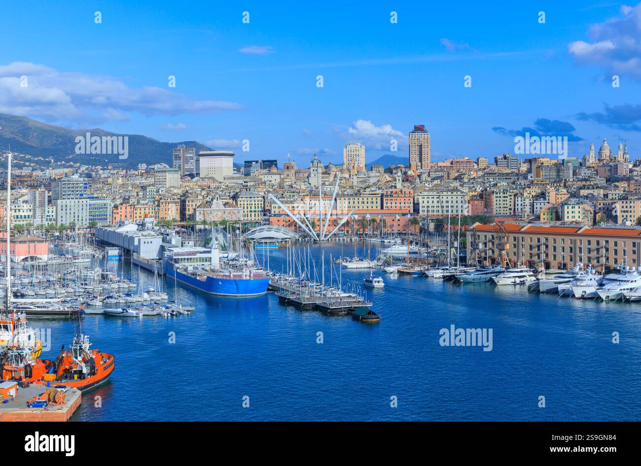 Genoa port city in hi-res stock photography and images - Alamy
