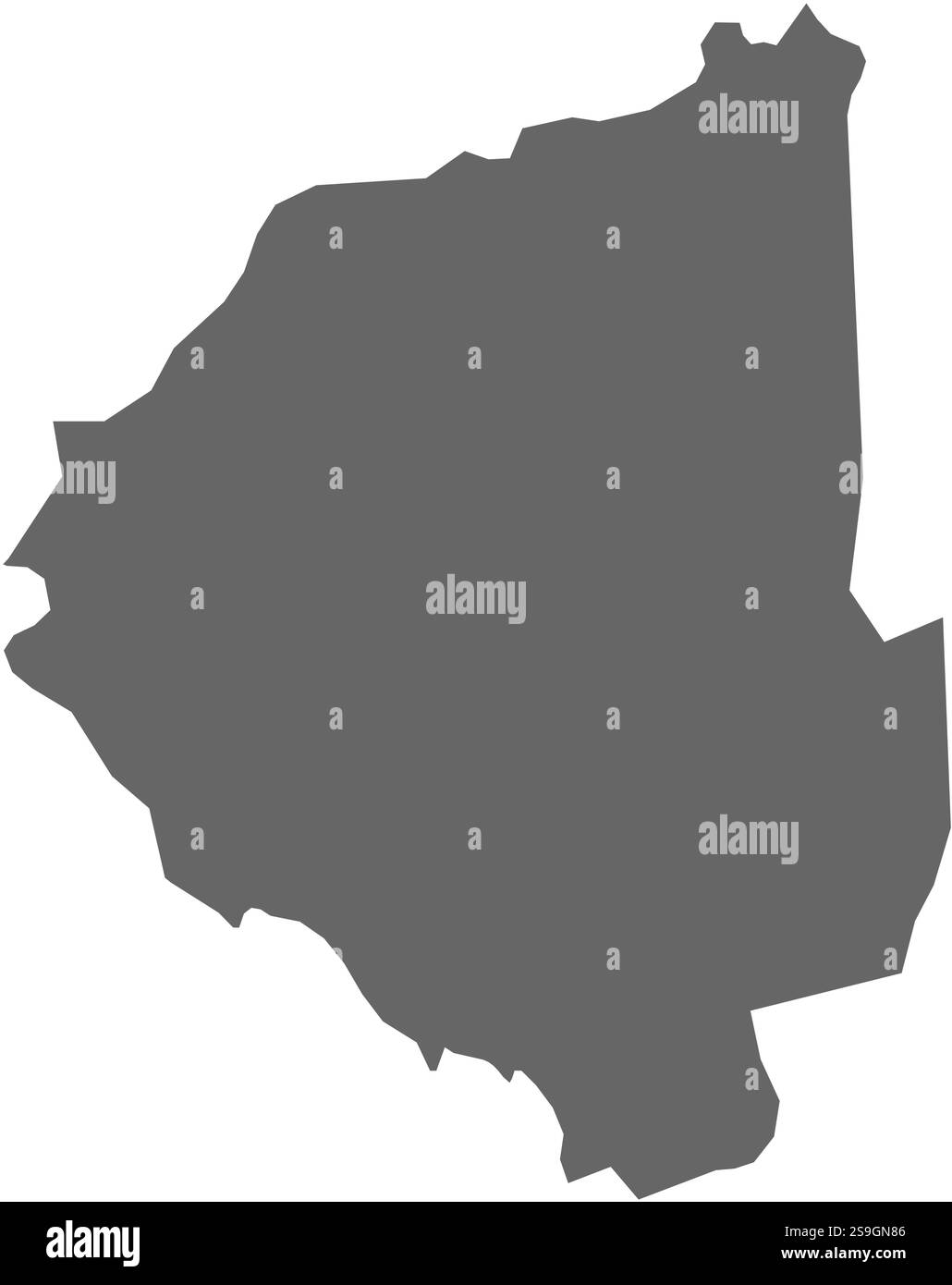 Map of Zala, a province of Hungary Stock Vector Image & Art - Alamy