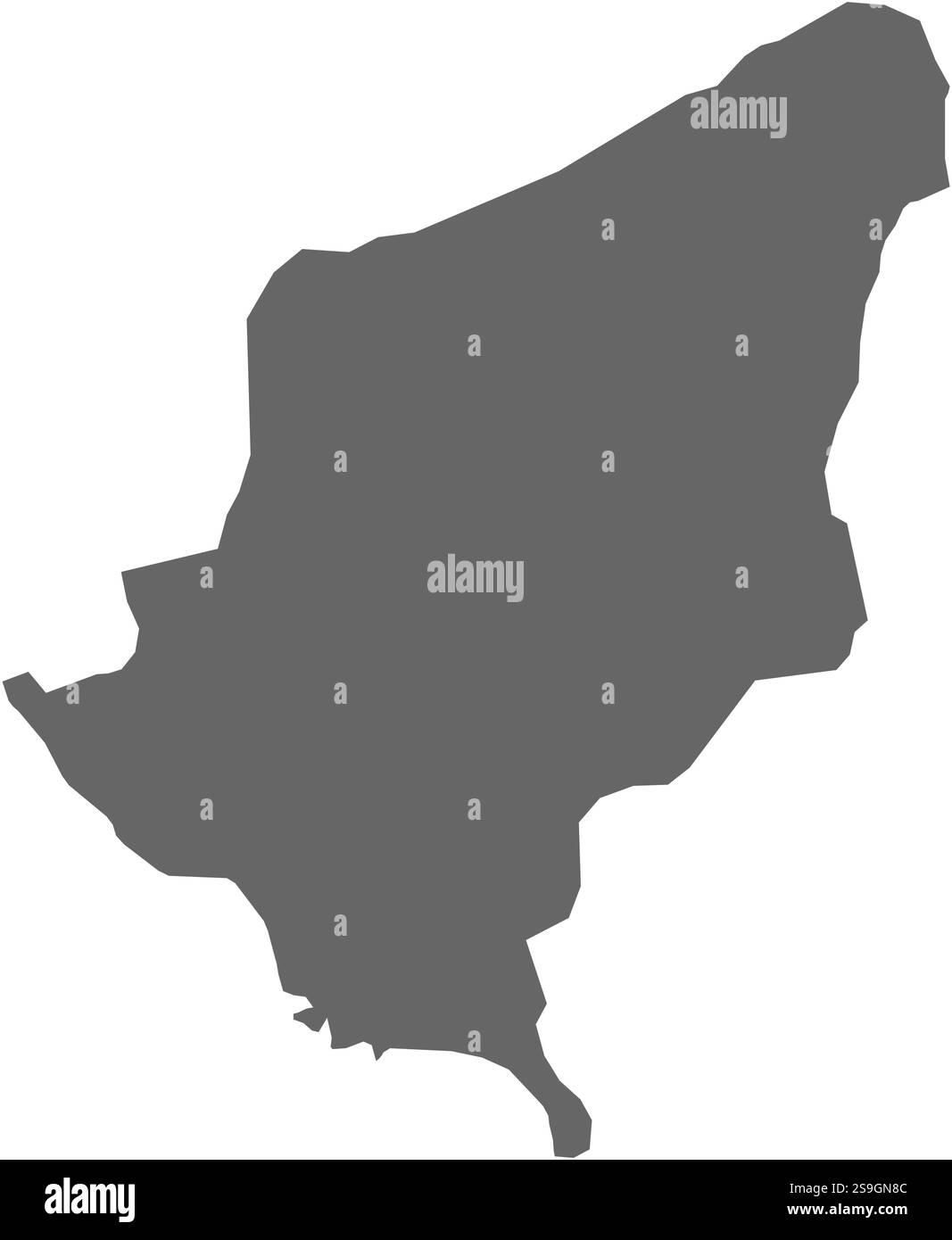 Somogy outline map hi-res stock photography and images - Alamy