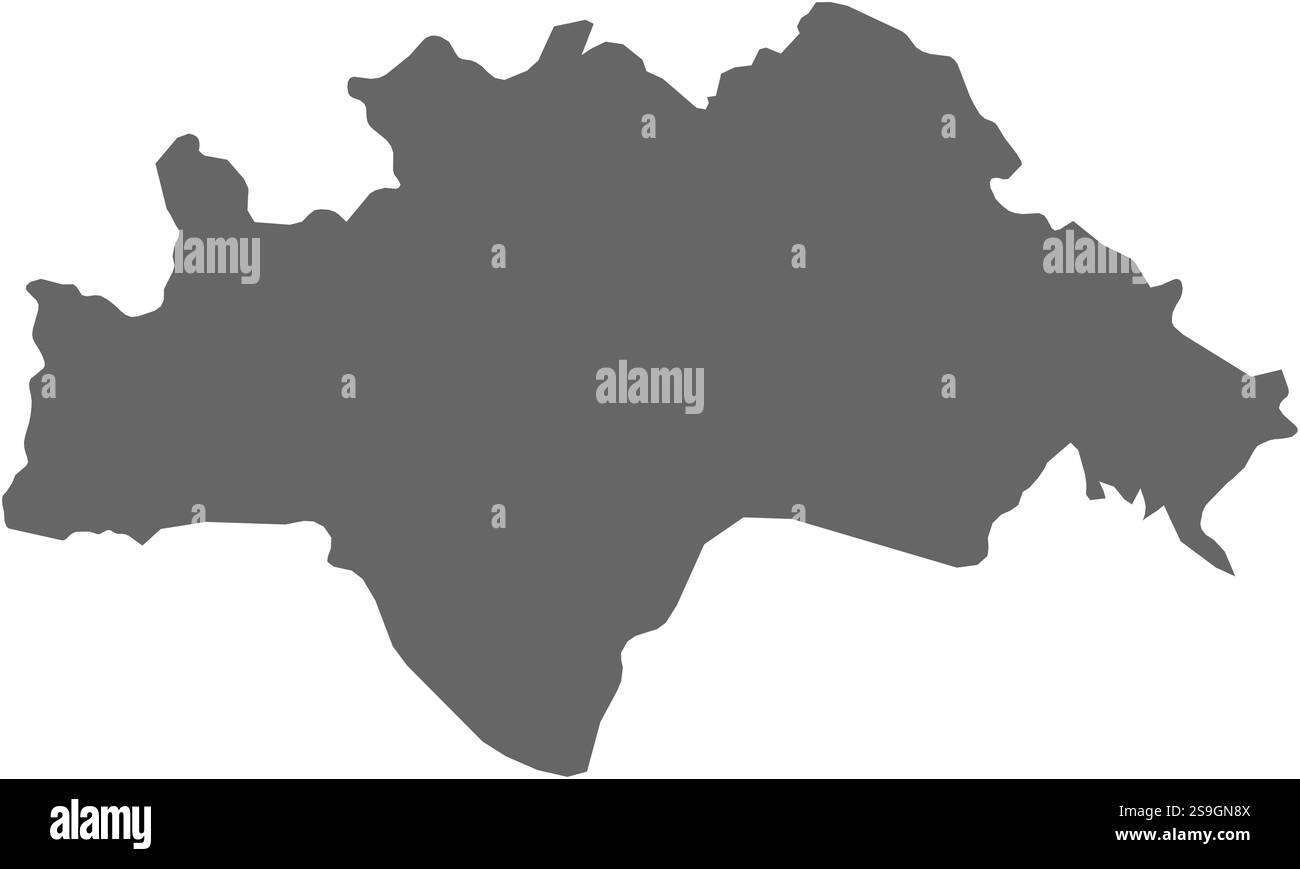 Map of Sisak-Moslavina, a province of Croatia Stock Vector Image & Art ...