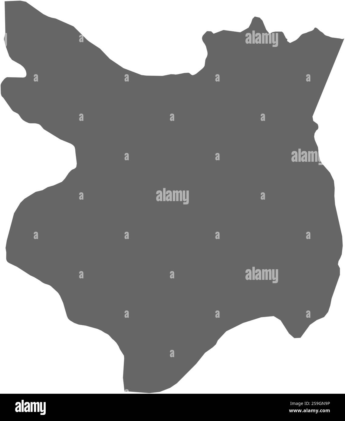 Map of Mondulkiri, a province of Cambodia Stock Vector Image & Art - Alamy