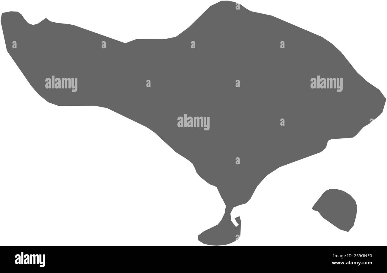 Bali political map province hi-res stock photography and images - Alamy