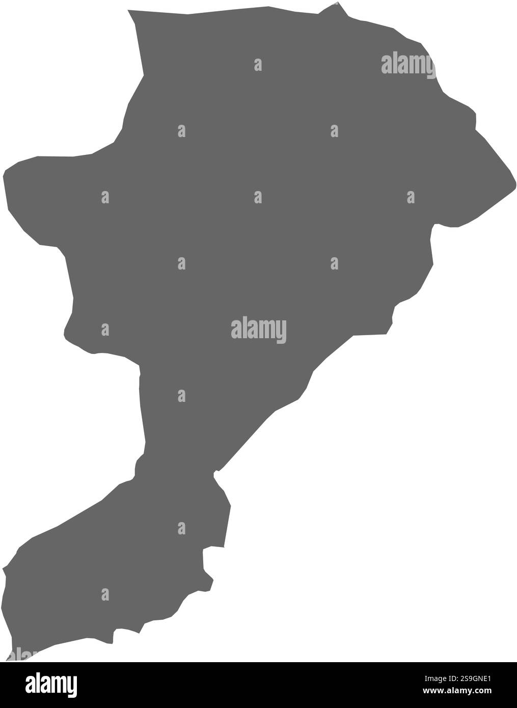 Intibuca vector outline map hi-res stock photography and images - Alamy