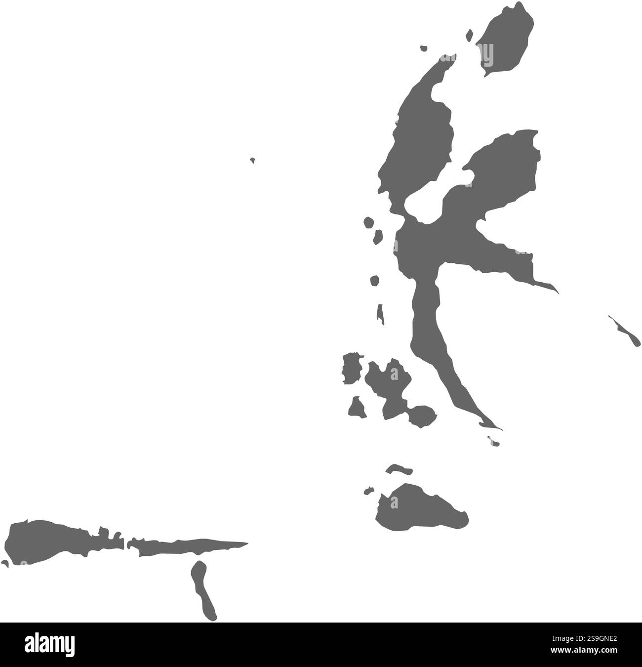 Map of North Maluku, a province of Indonesia Stock Vector Image & Art ...