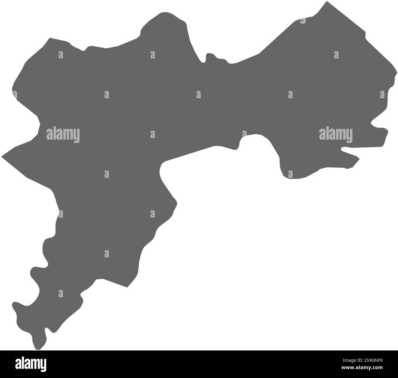 Map of Offaly, a province of Ireland Stock Vector Image & Art - Alamy