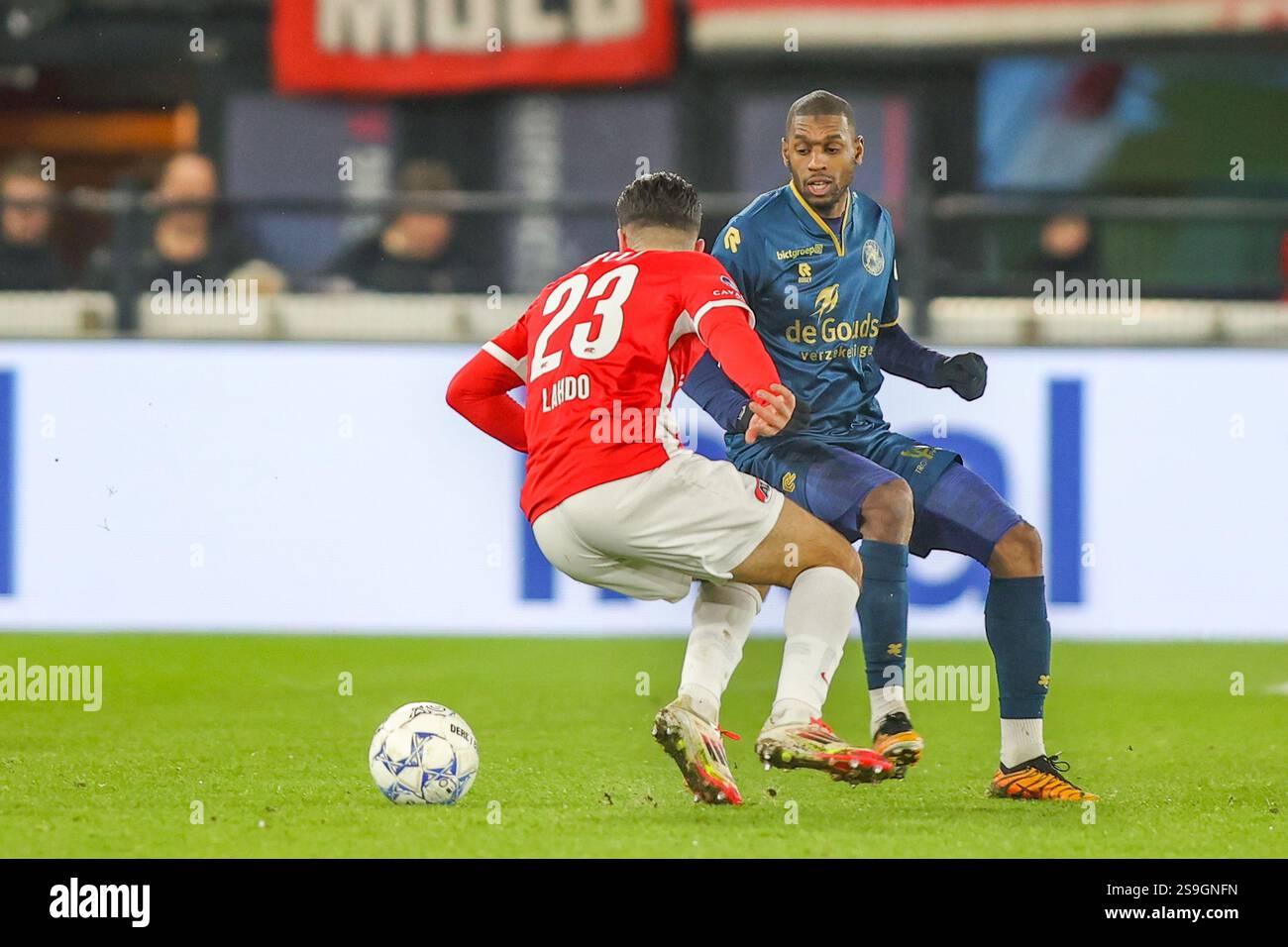 ALKMAAR - 26-01-2025, AFAS Stadium. Dutch Eredivisie Football 2024 / ...