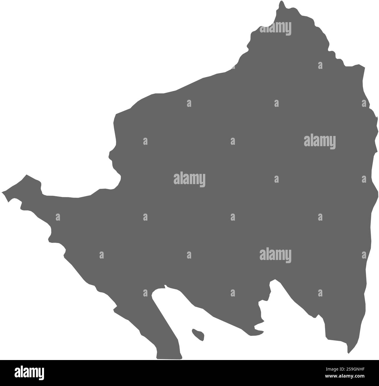 Map of Lampung, a province of Indonesia Stock Vector Image & Art - Alamy