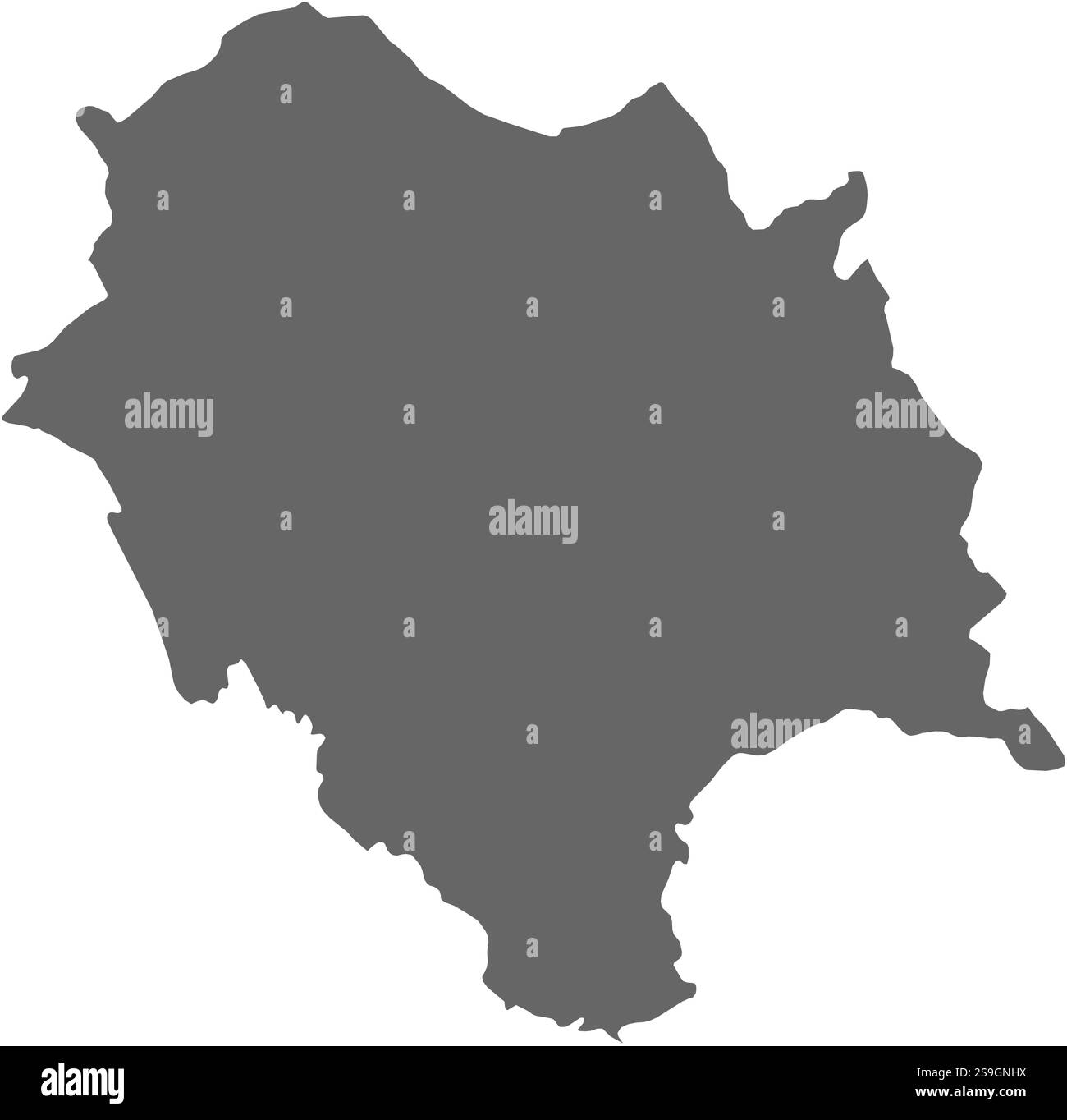Map of himachal pradesh hi-res stock photography and images - Alamy