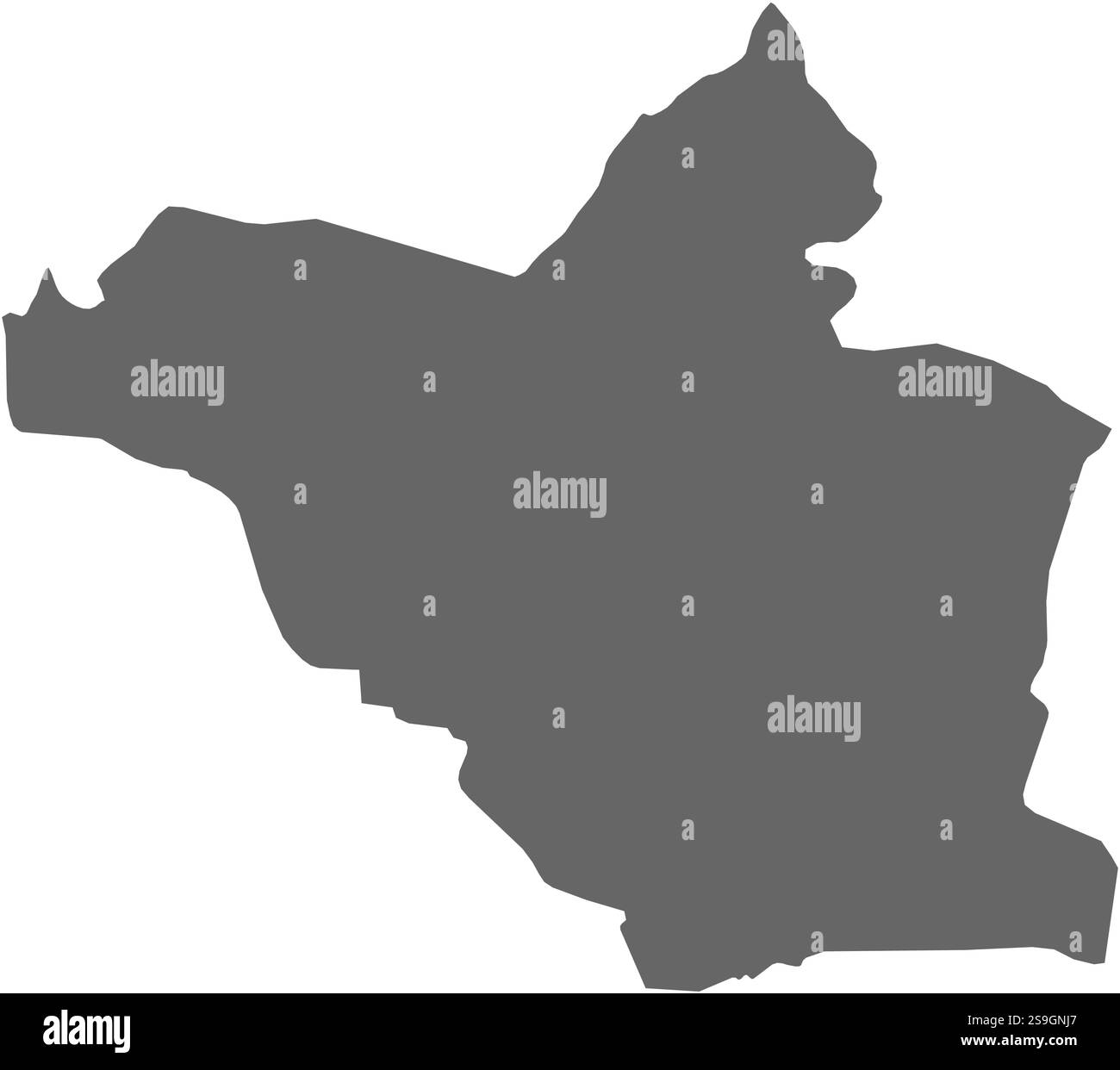 Map of Wasit, a province of Iraq Stock Vector Image & Art - Alamy