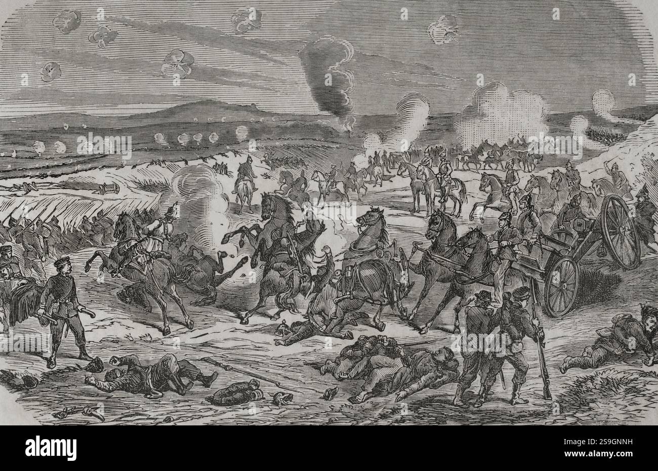 Franco-Prussian War (1870-1871). Battle of Sedan (1-2 September 1870 ...