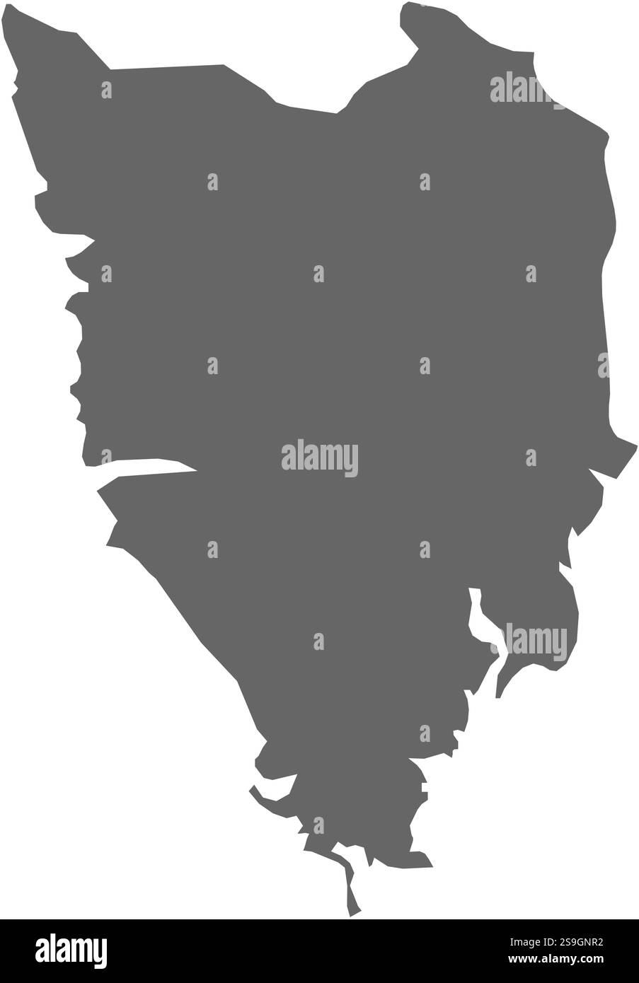 Map of Istria, a province of Croatia Stock Vector Image & Art - Alamy