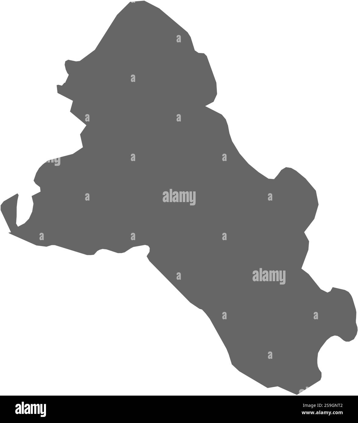Ireland map outline with counties hi-res stock photography and images ...