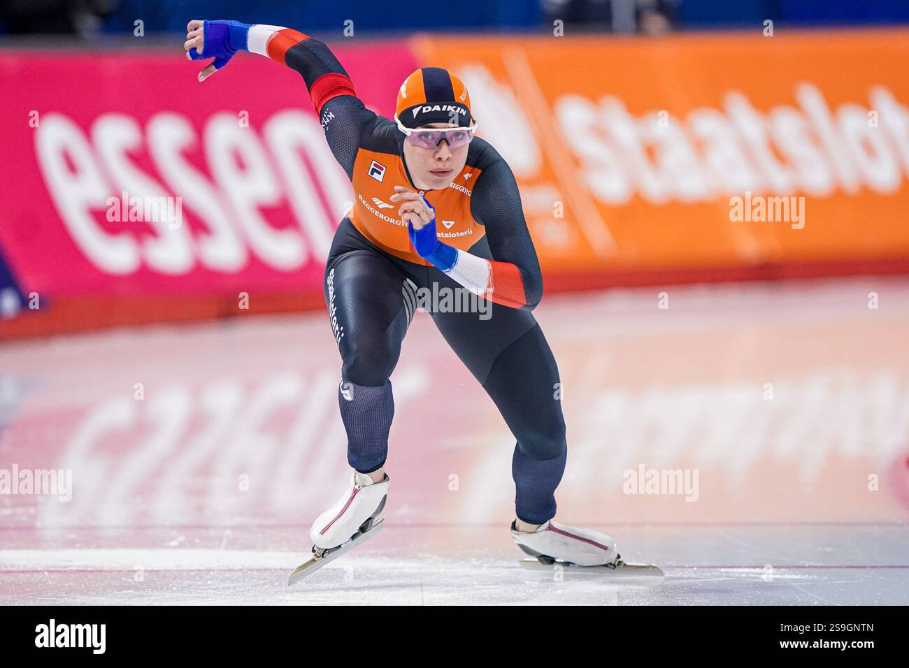 CALGARY, CANADA - JANUARY 26: Marrit Fledderus of Netherlands competing ...