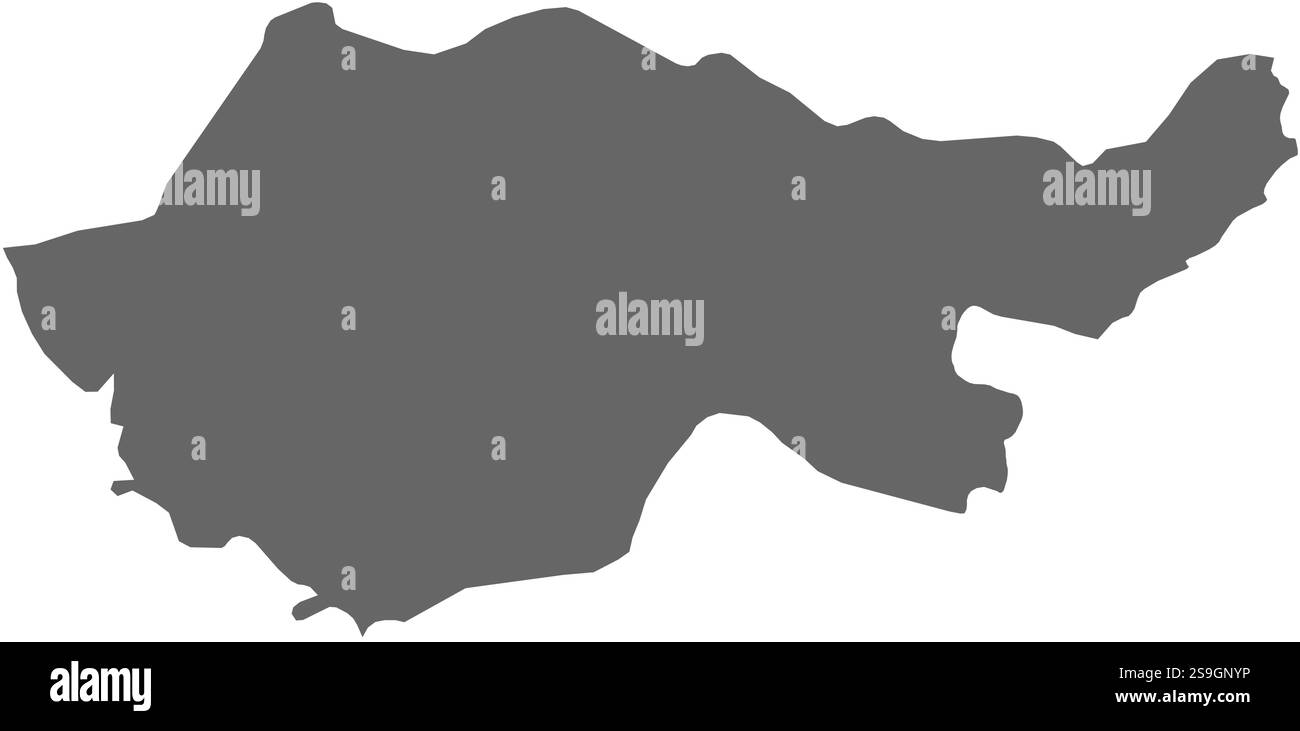 Map of Dohuk, a province of Iraq Stock Vector Image & Art - Alamy