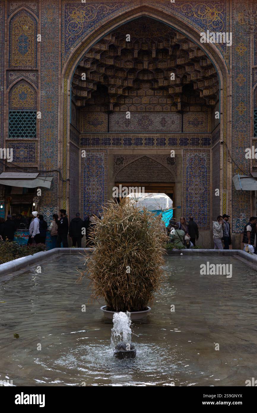 Grand Bazaar Mosque, Tehran Stock Photo - Alamy