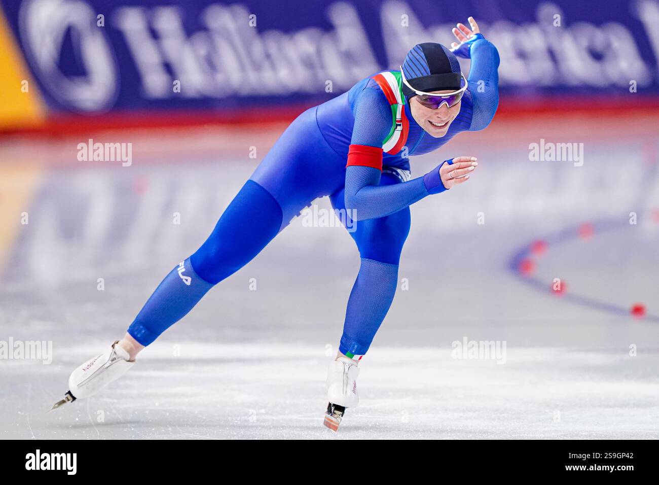 CALGARY, CANADA - JANUARY 26: Serena Pergher of Italy competing during ...