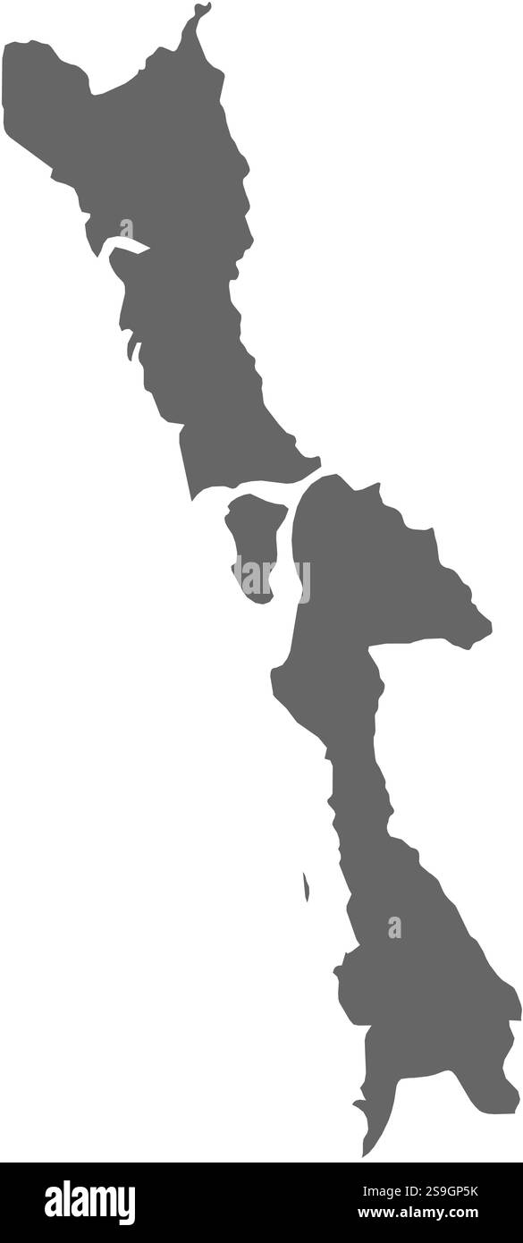 Mon state map hi-res stock photography and images - Alamy