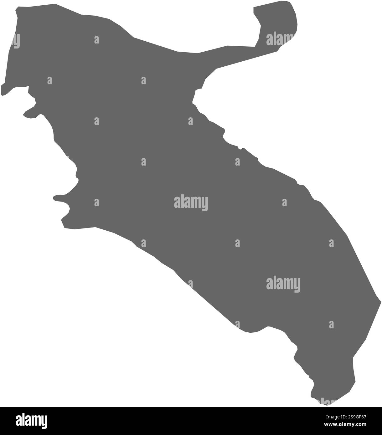 Ilam outline map hi-res stock photography and images - Alamy