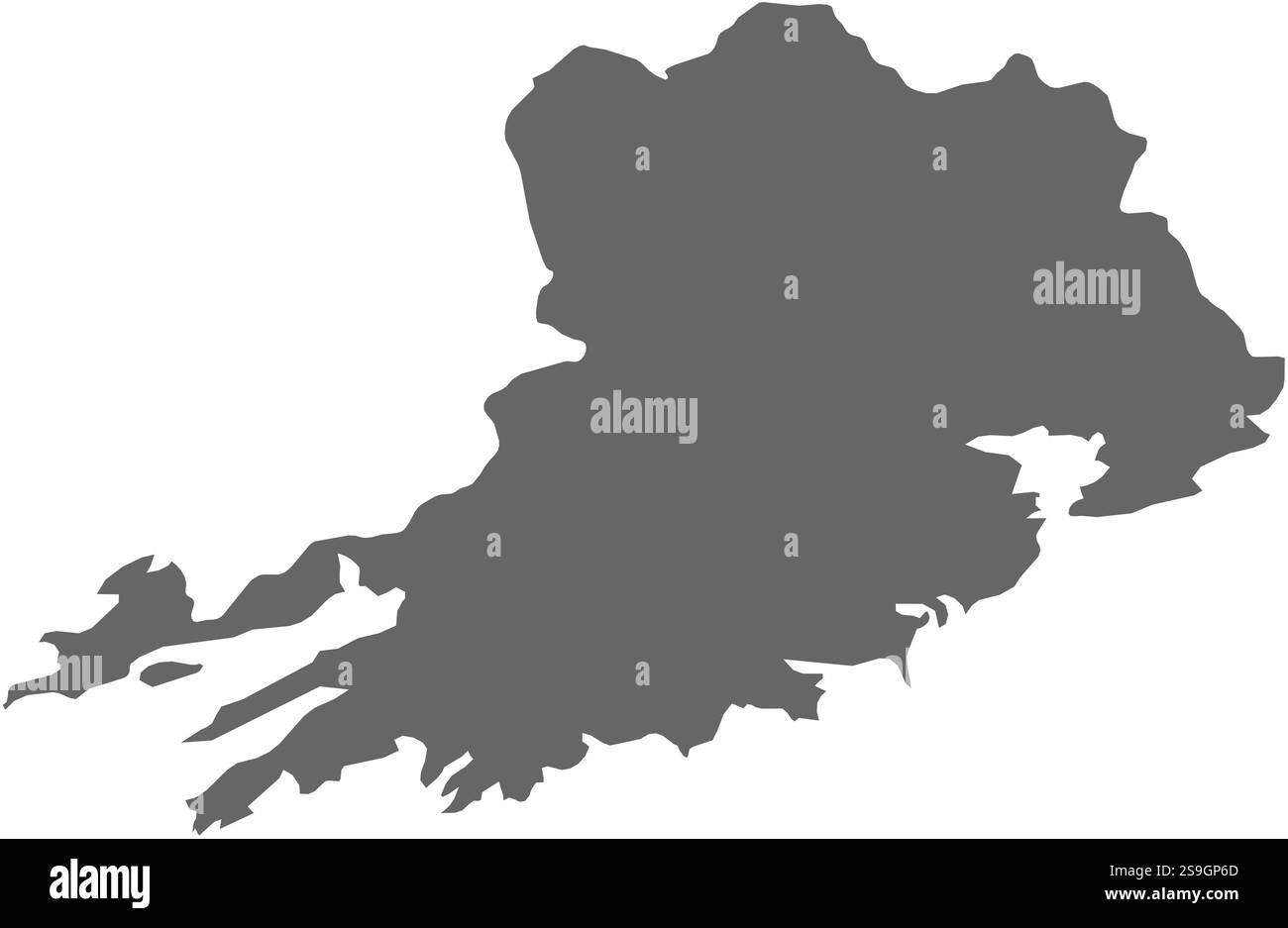 Cork vector outline map hi-res stock photography and images - Alamy