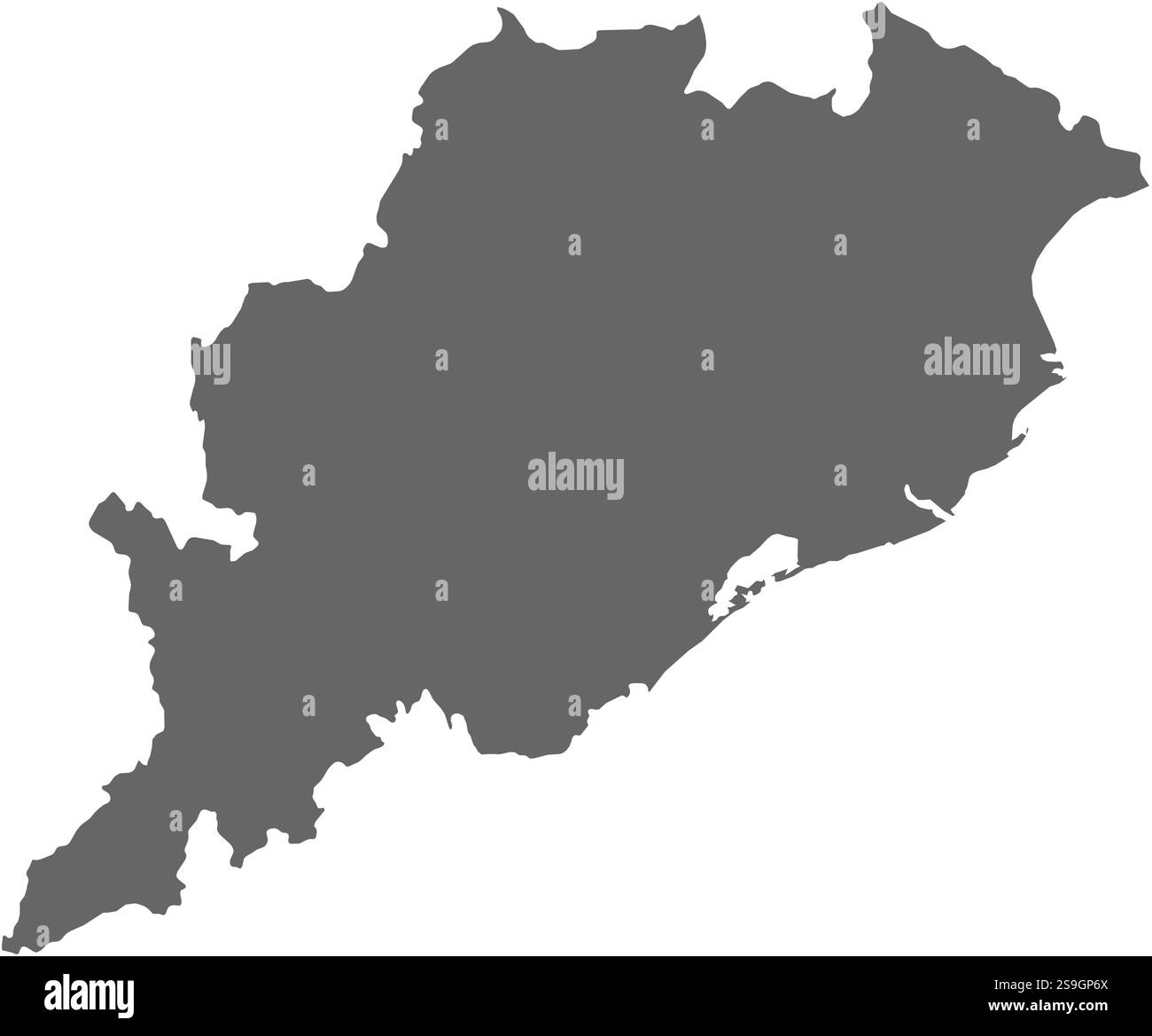 Orissa map hi-res stock photography and images - Alamy