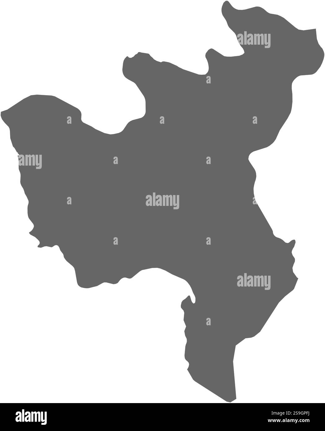 Map of North Hwanghae, a province of North Korea Stock Vector Image ...