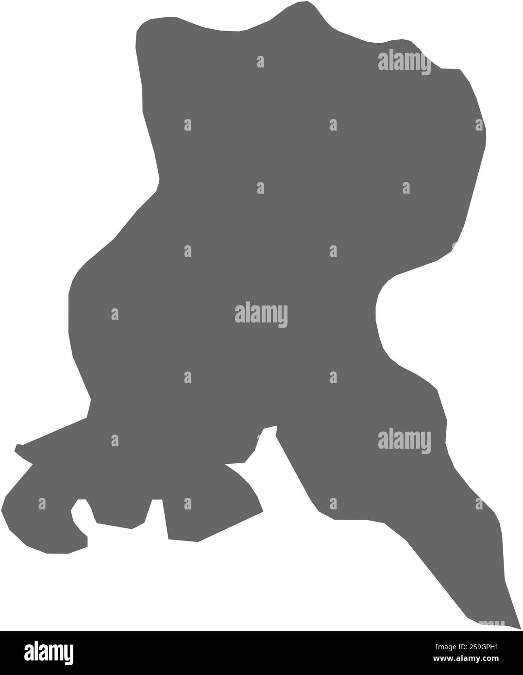 Map of Nampo, a province of North Korea Stock Vector Image & Art - Alamy