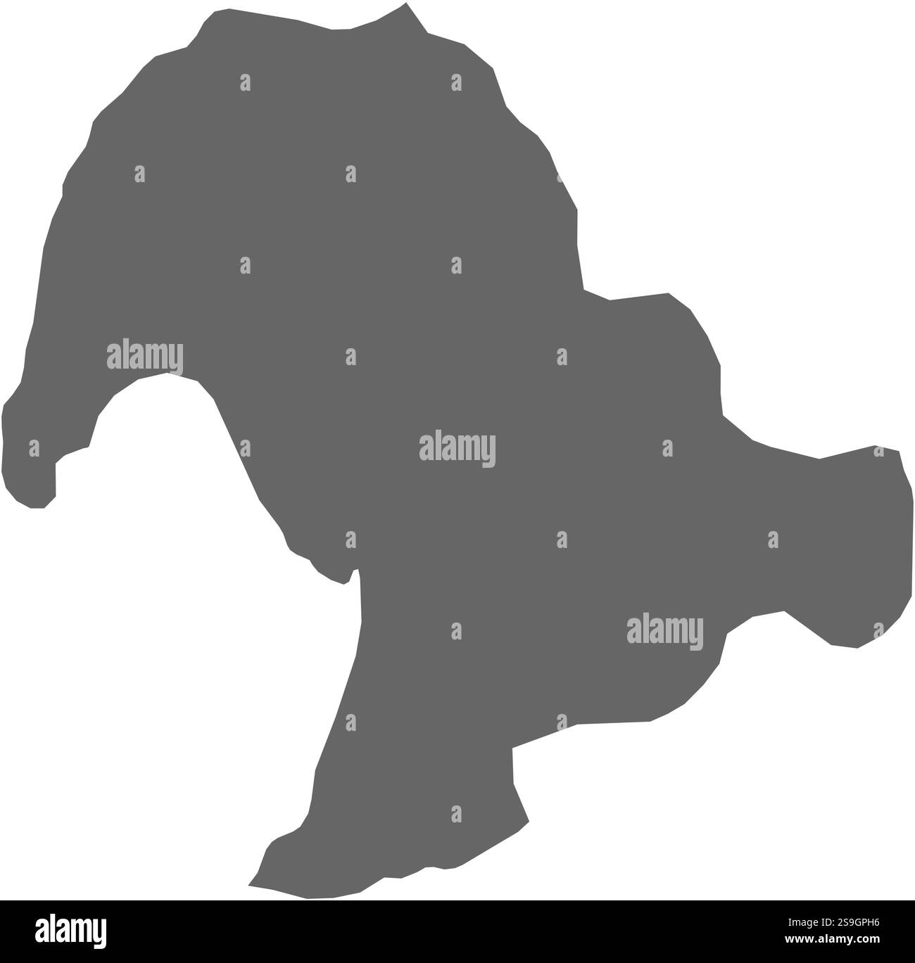 Map of Bokeo, a province of Laos Stock Vector Image & Art - Alamy