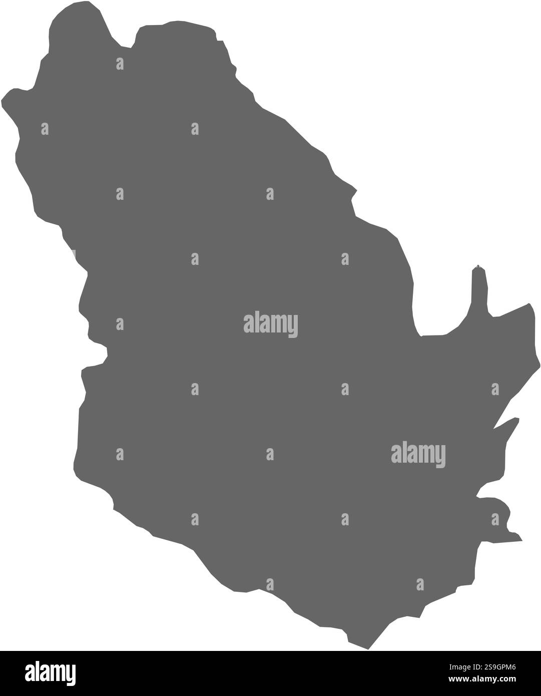 Map of Phongsali, a province of Laos Stock Vector Image & Art - Alamy