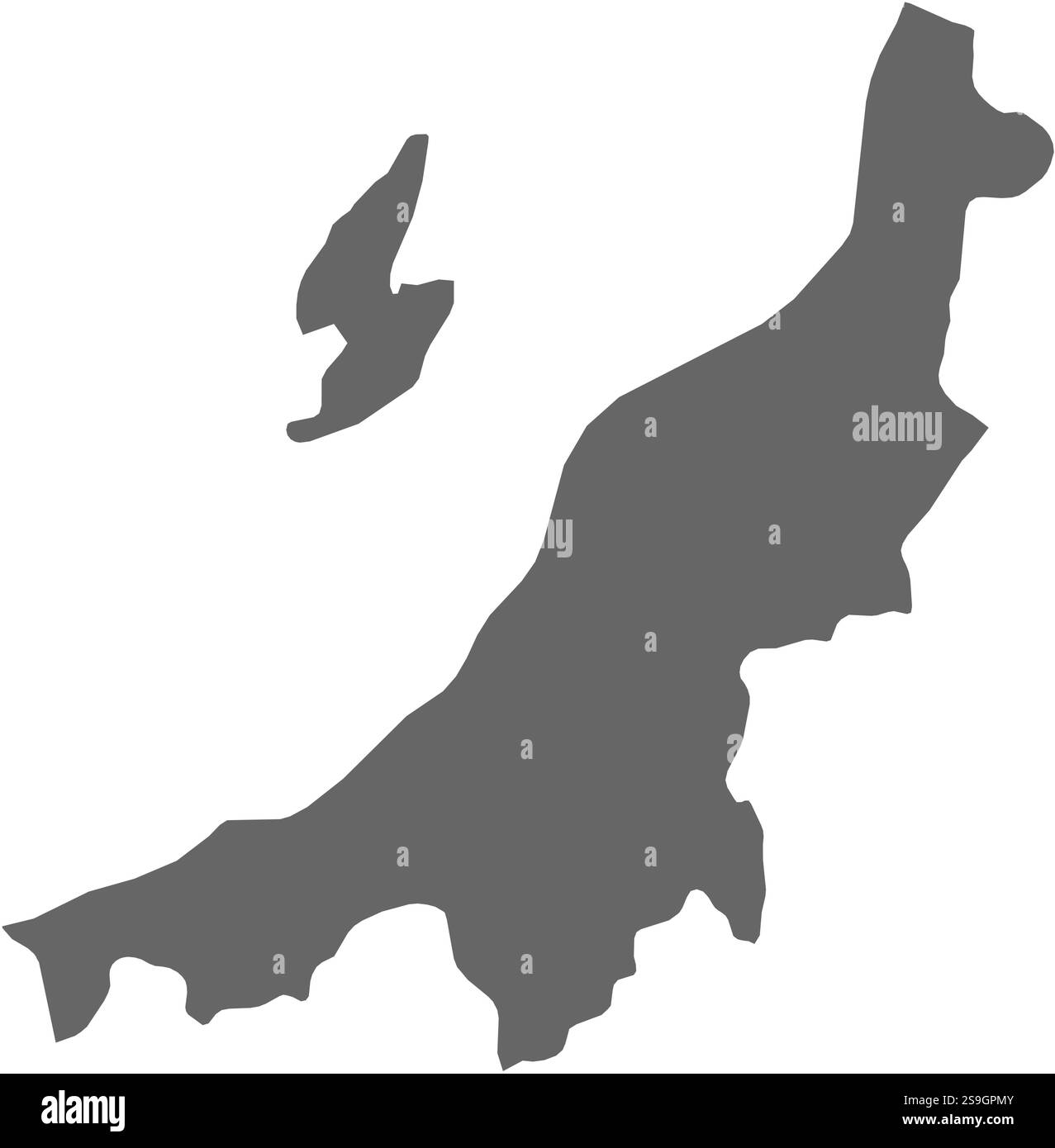 Map of niigata Stock Vector Images - Alamy