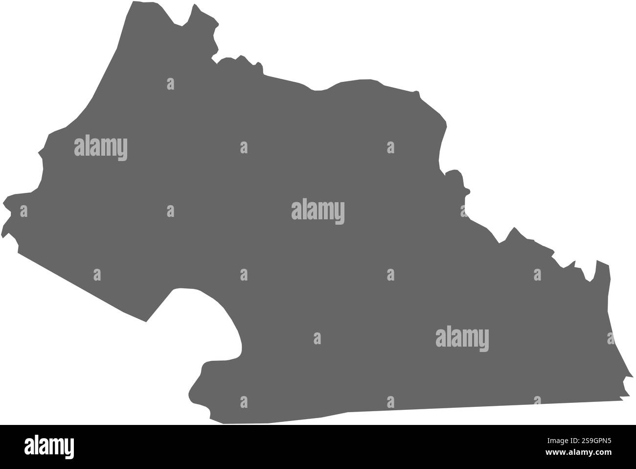 Map of Grand Gedeh, a province of Liberia Stock Vector Image & Art - Alamy