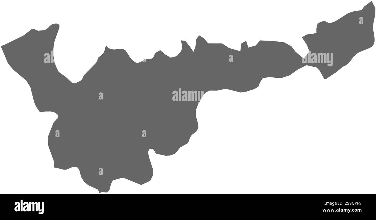 Map of Mohale's Hoek, a province of Lesotho Stock Vector Image & Art ...