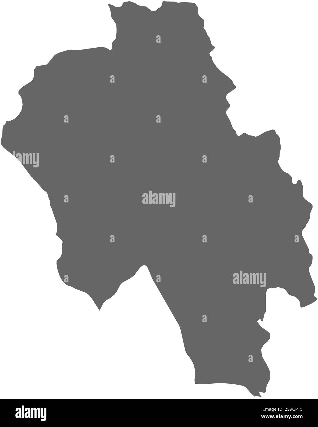 Bago myanmar region map outline hi-res stock photography and images - Alamy