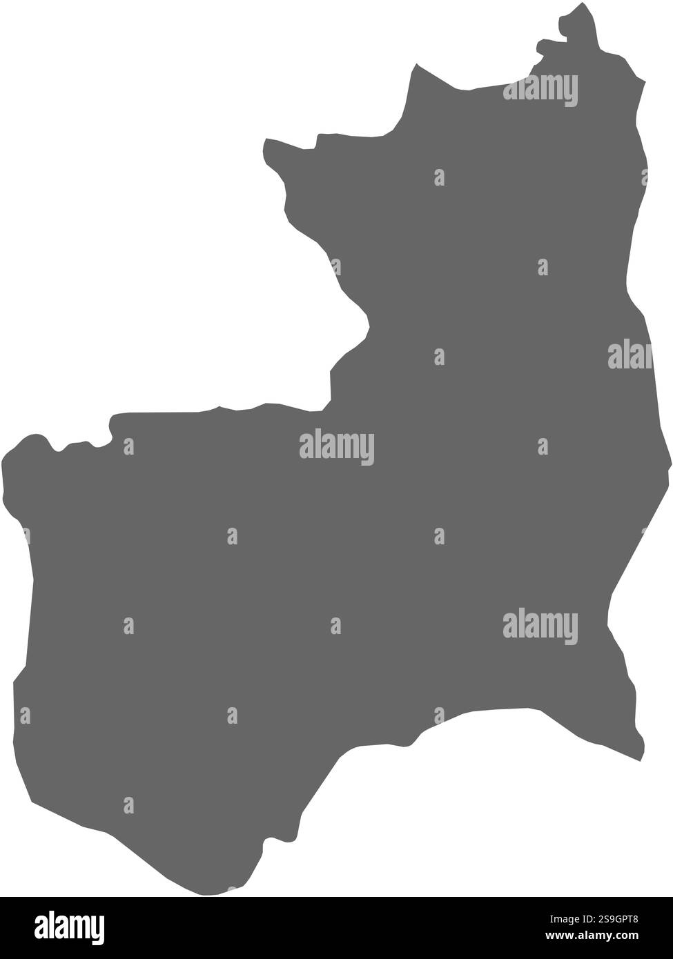Map of Stung Treng, a province of Cambodia Stock Vector Image & Art - Alamy