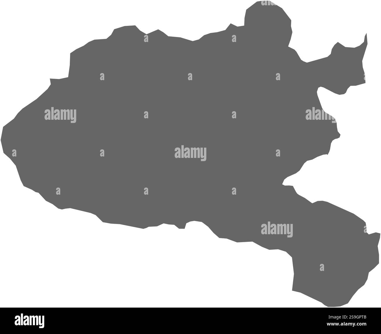 Map of Xieng Khouang, a province of Laos Stock Vector Image & Art - Alamy