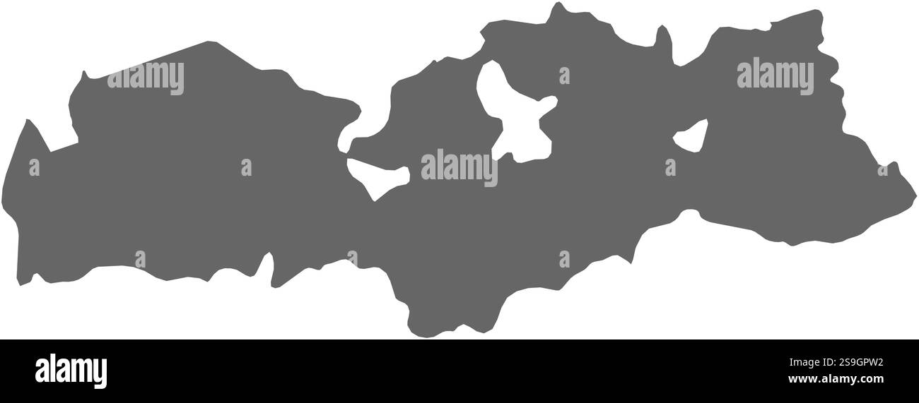 Map of Batken, a province of Kyrgyzstan Stock Vector Image & Art - Alamy