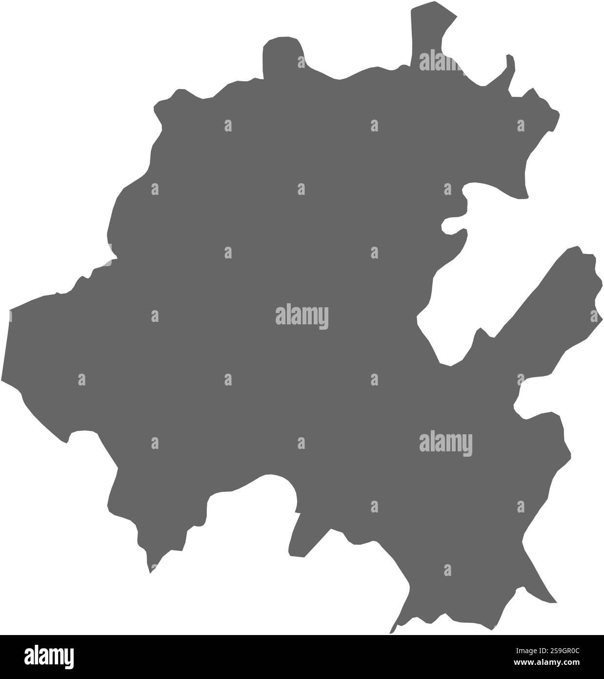 Map of Hidalgo, a province of Mexico Stock Vector Image & Art - Alamy