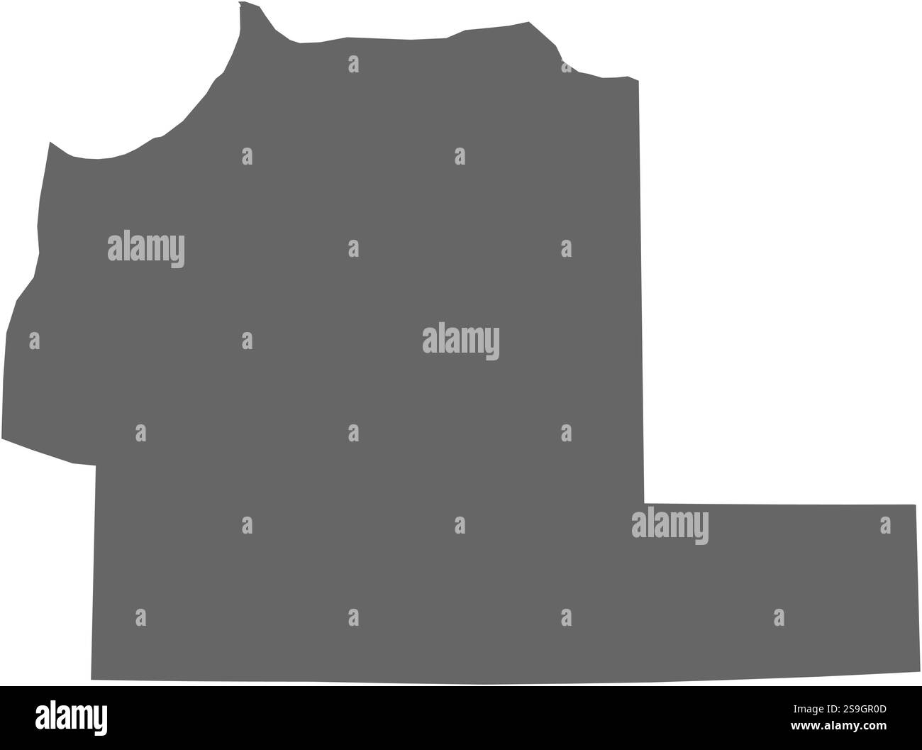 Al wahat vector outline map Cut Out Stock Images & Pictures - Alamy